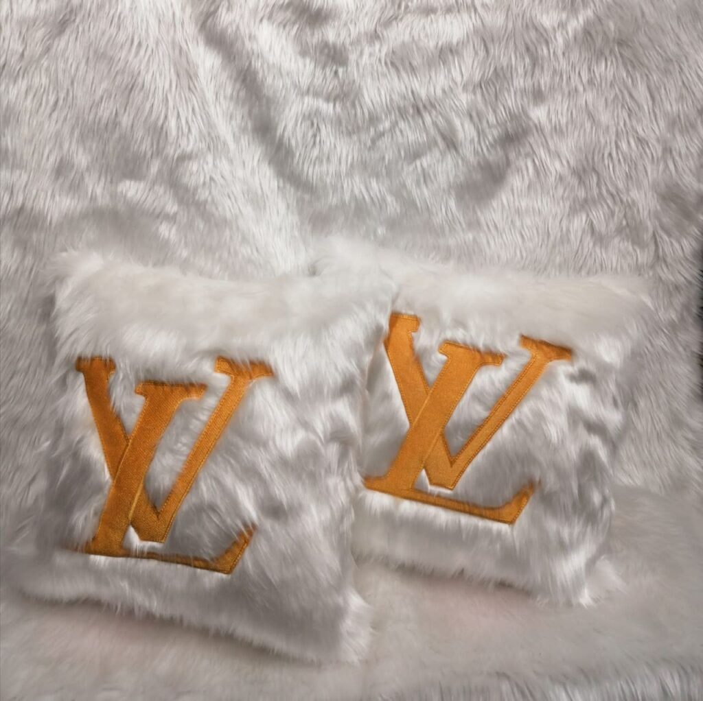 LV Fluffy pillows - HATIM COLLECTIONS